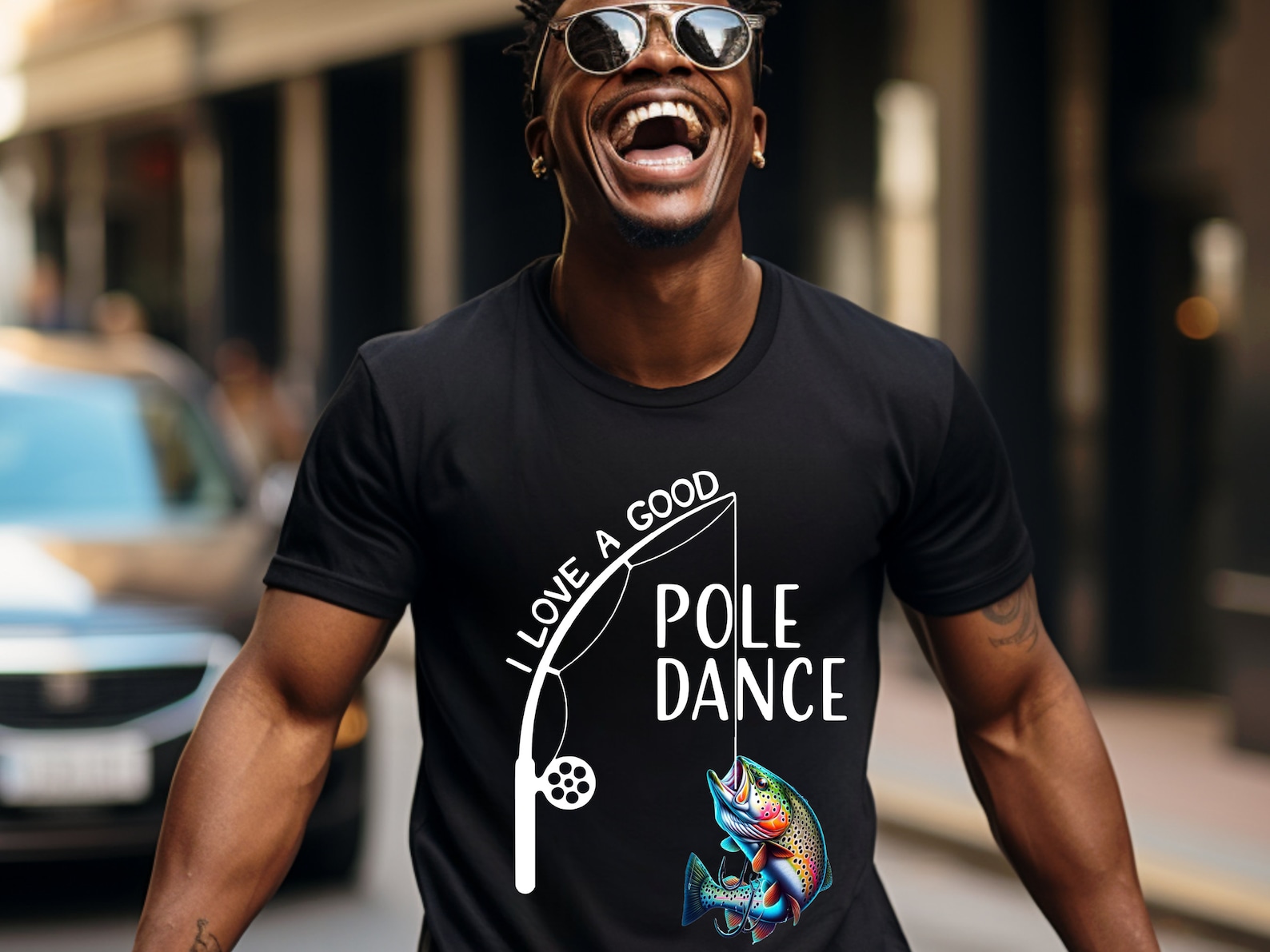 I Love a Good Pole Dance Fishing Png, Fishing Life Png, Bass Fish Png ...