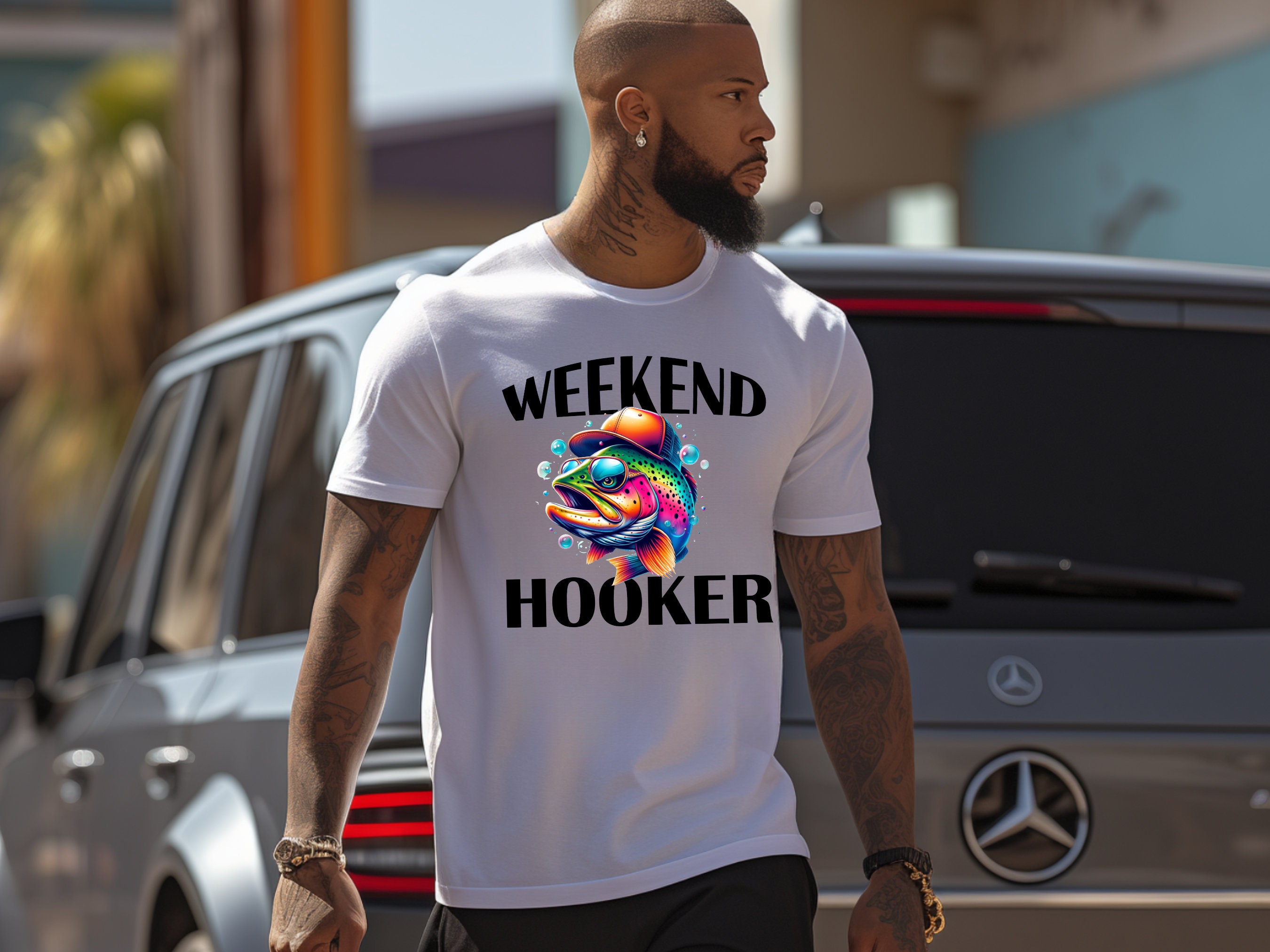 Colorful Weekend Hooker PNG Bundle, Fishing, Funny Fishing PNG, Fishing ...