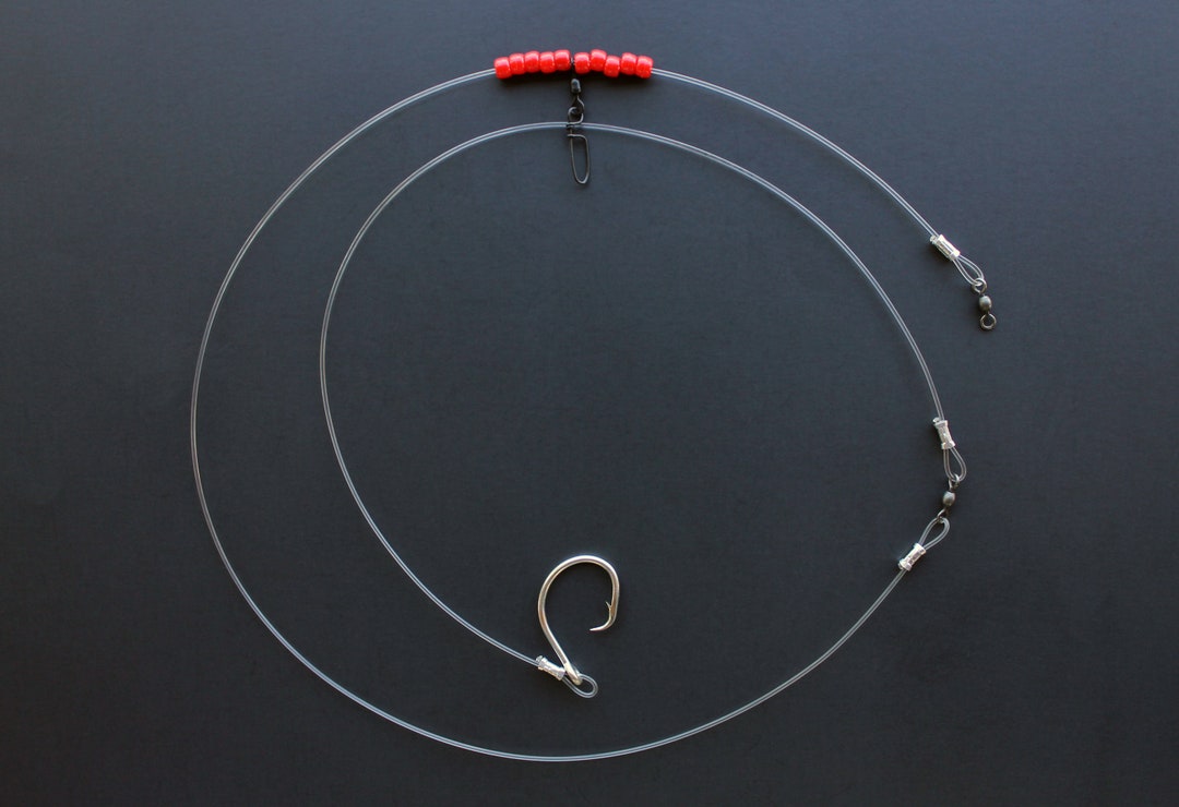 Bull Red Drum 5 Ft. Bottom Rig, Jetty and Heavy Surf Leader, 300 Lb ...