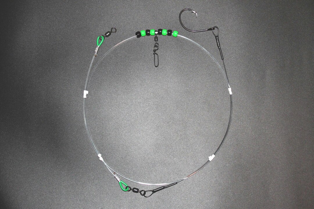 Shark and Bull Red Drum Fishing Rig, 10/0 Circle Hook, 4 Ft. Surf ...