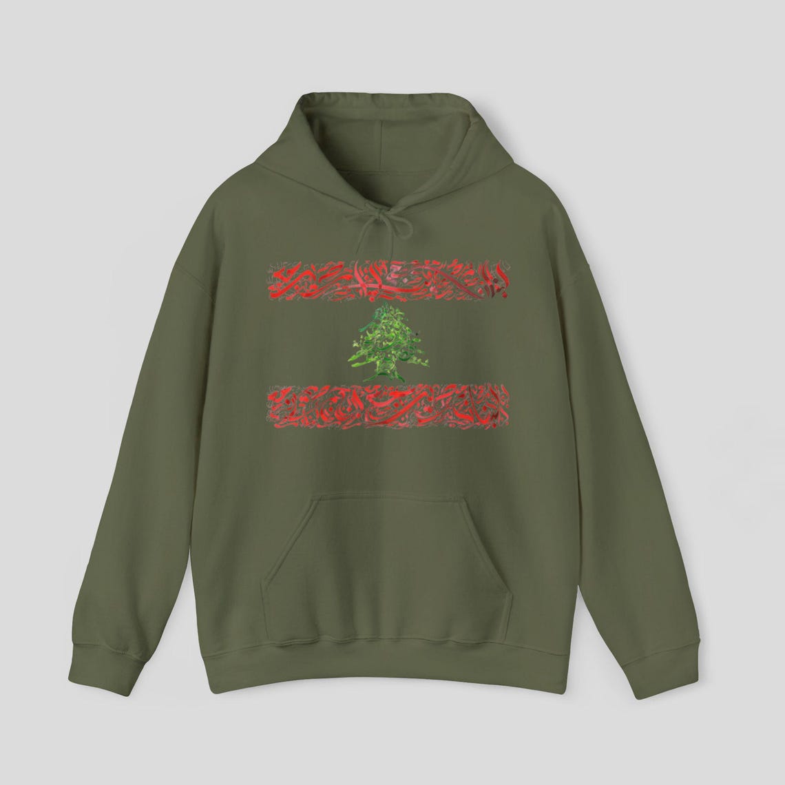 Lebanon Map Hoodie Arabic Calligraphy Hoodie Lebanese Pride Sweatshirt ...