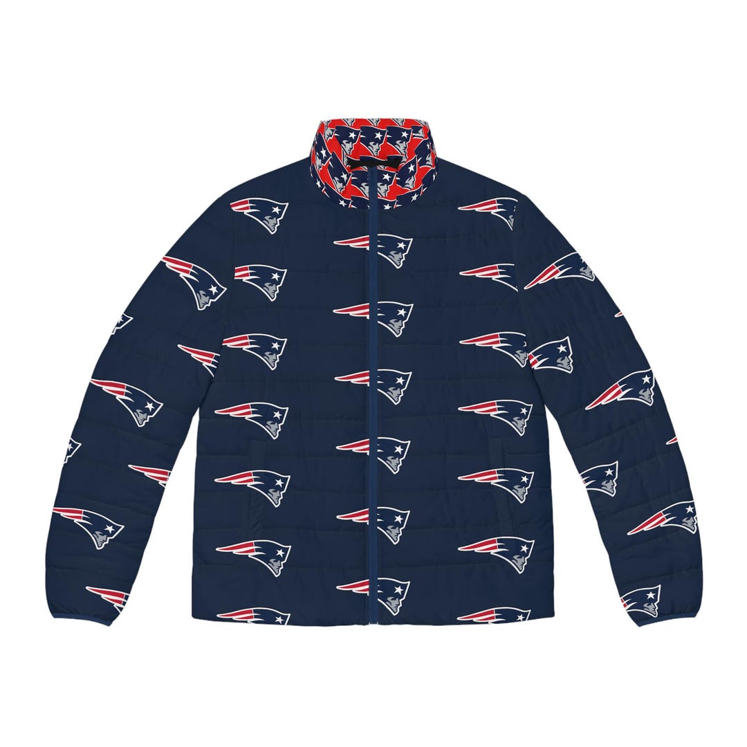 Men's Puffer Jacket (AOP) (patriots) - Etsy