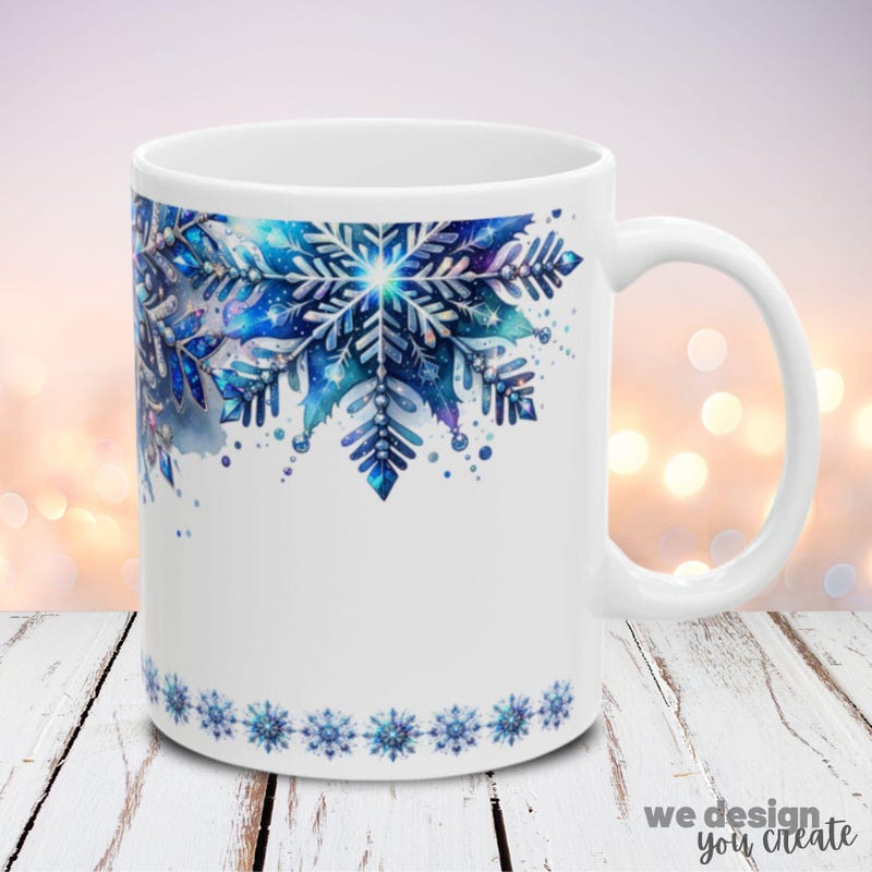 Snowflake Mug - Etsy