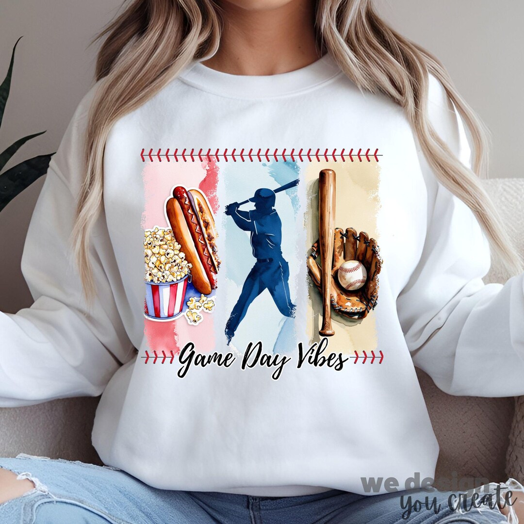 Baseball PNG Sublimation Design, Brushstroke Design, Game Day PNG ...