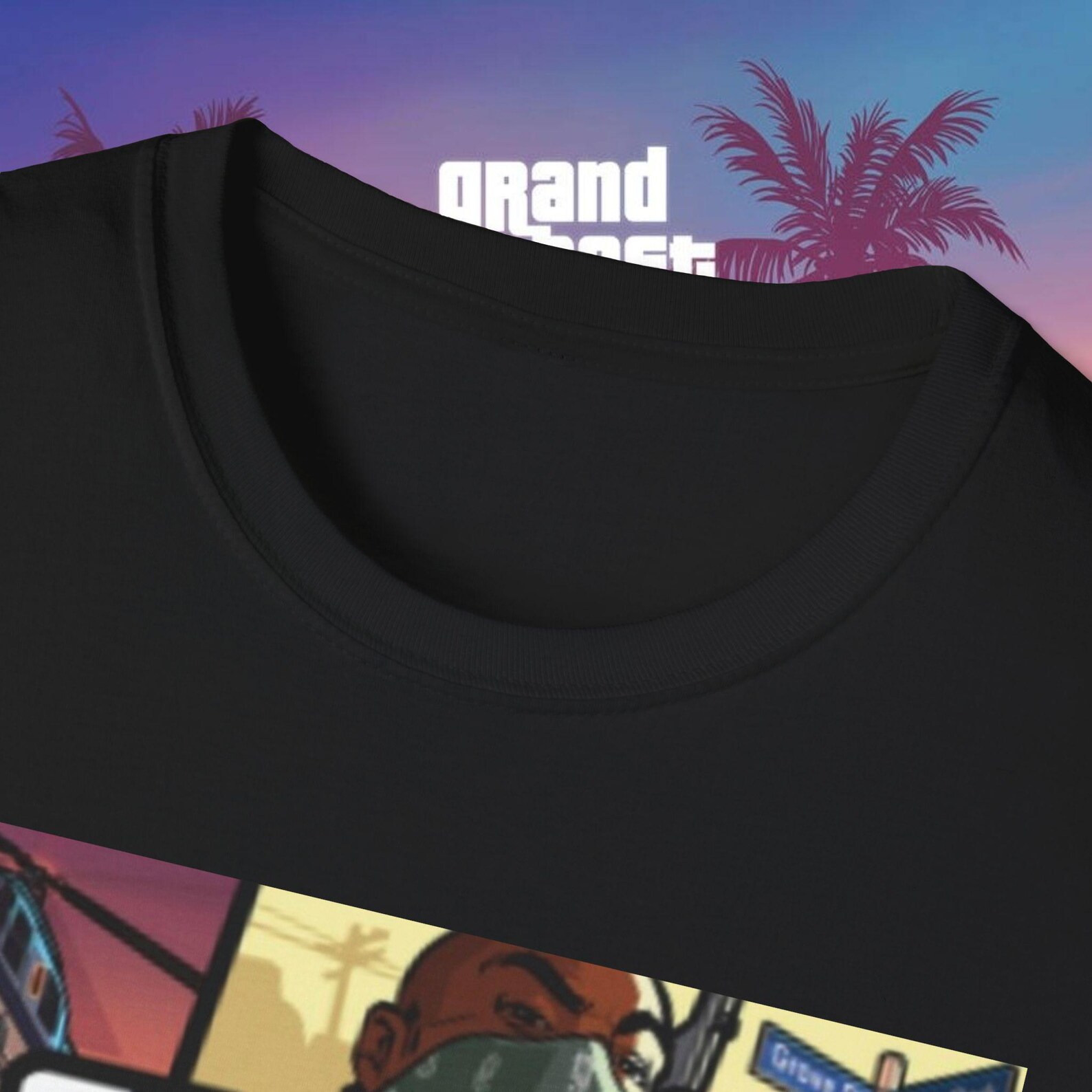 GTA Grand Theft Auto San Andreas Leonida Vice City Unisex Softstyle T ...
