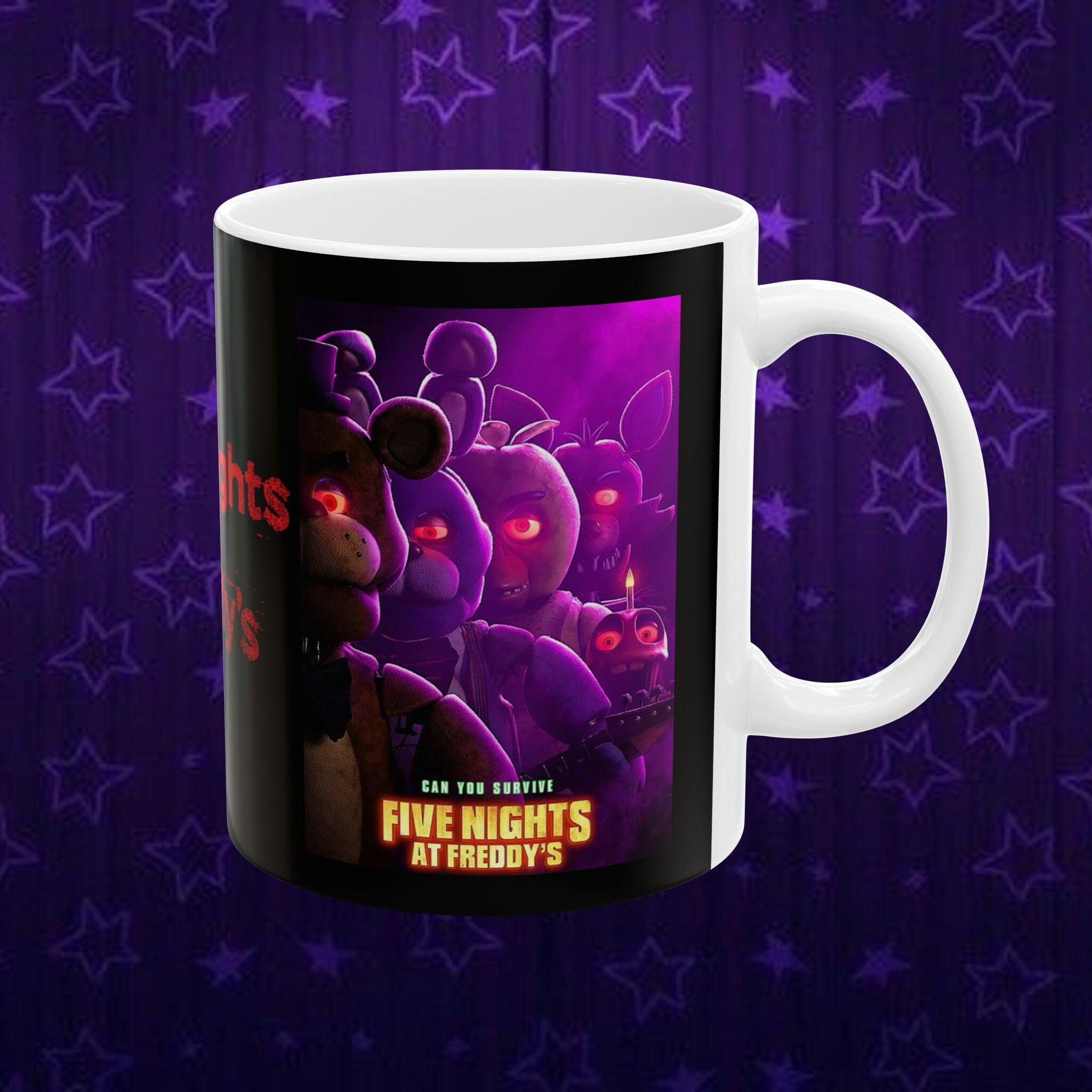 Fnaf Movie Five Nights at Freddys Ceramic Mug, 11oz, 15oz - Etsy