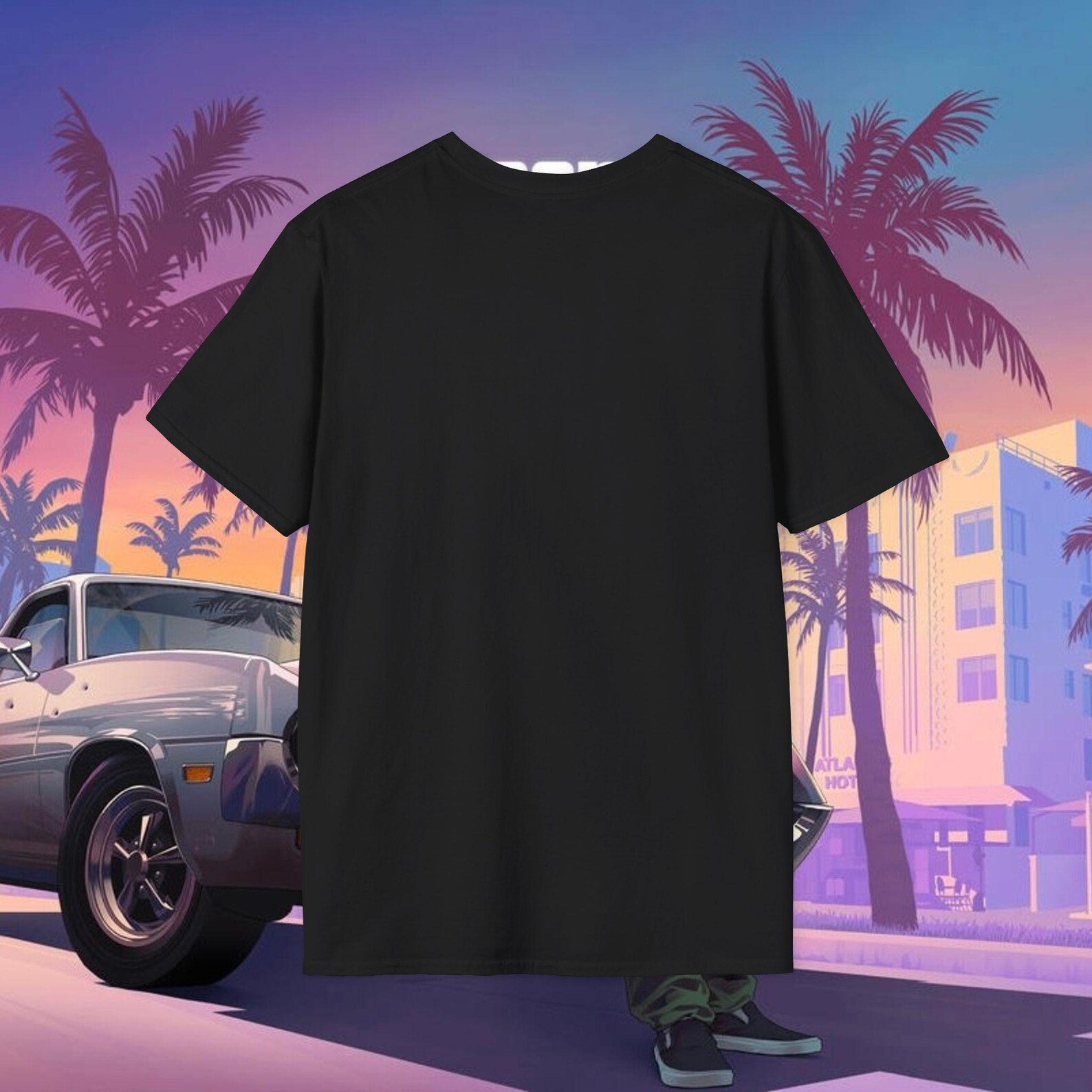 GTA Grand Theft Auto San Andreas Leonida Vice City Unisex Softstyle T ...