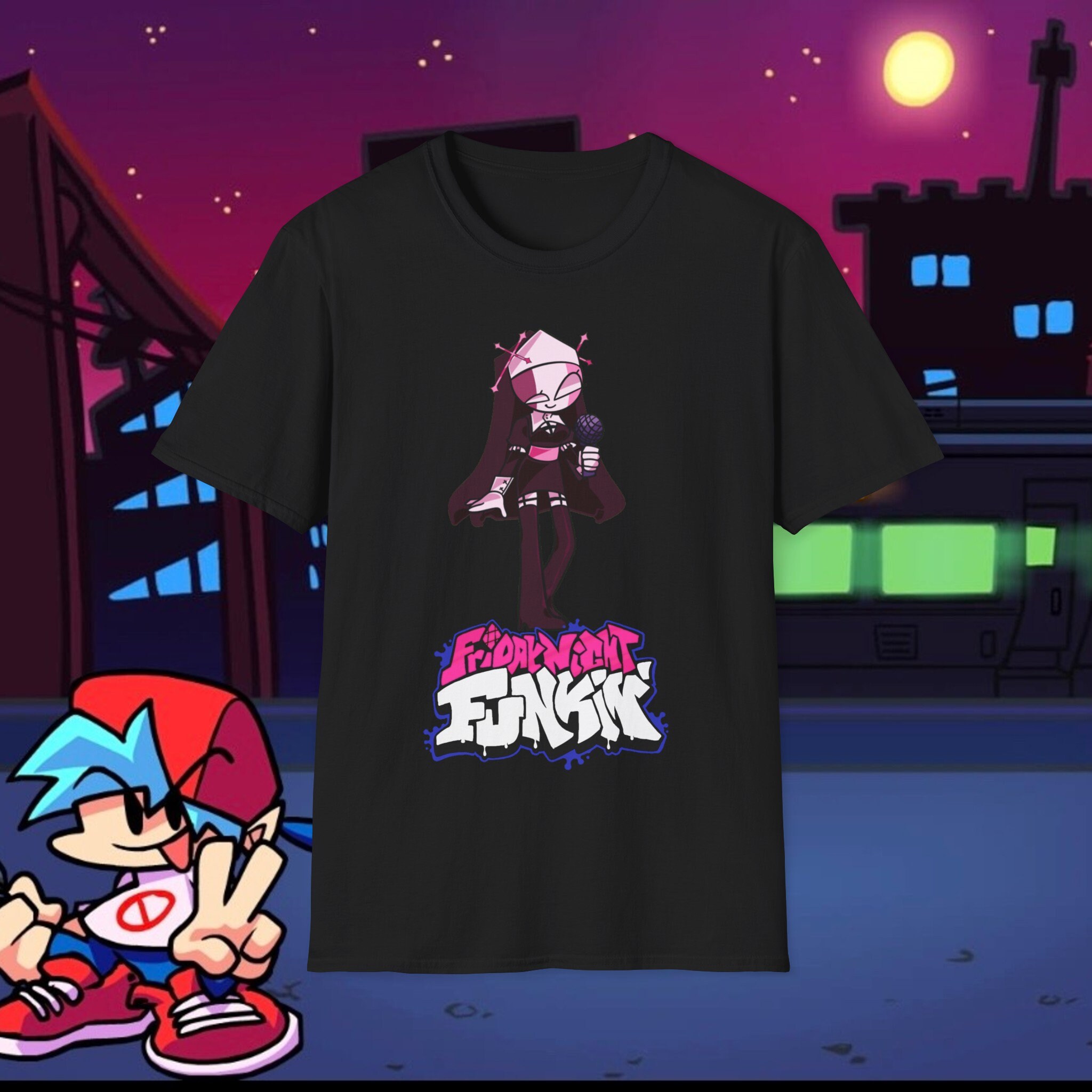 Sarvente Sarv Fnf Friday Night Funkin Mid Fight Masses Unisex Softstyle ...