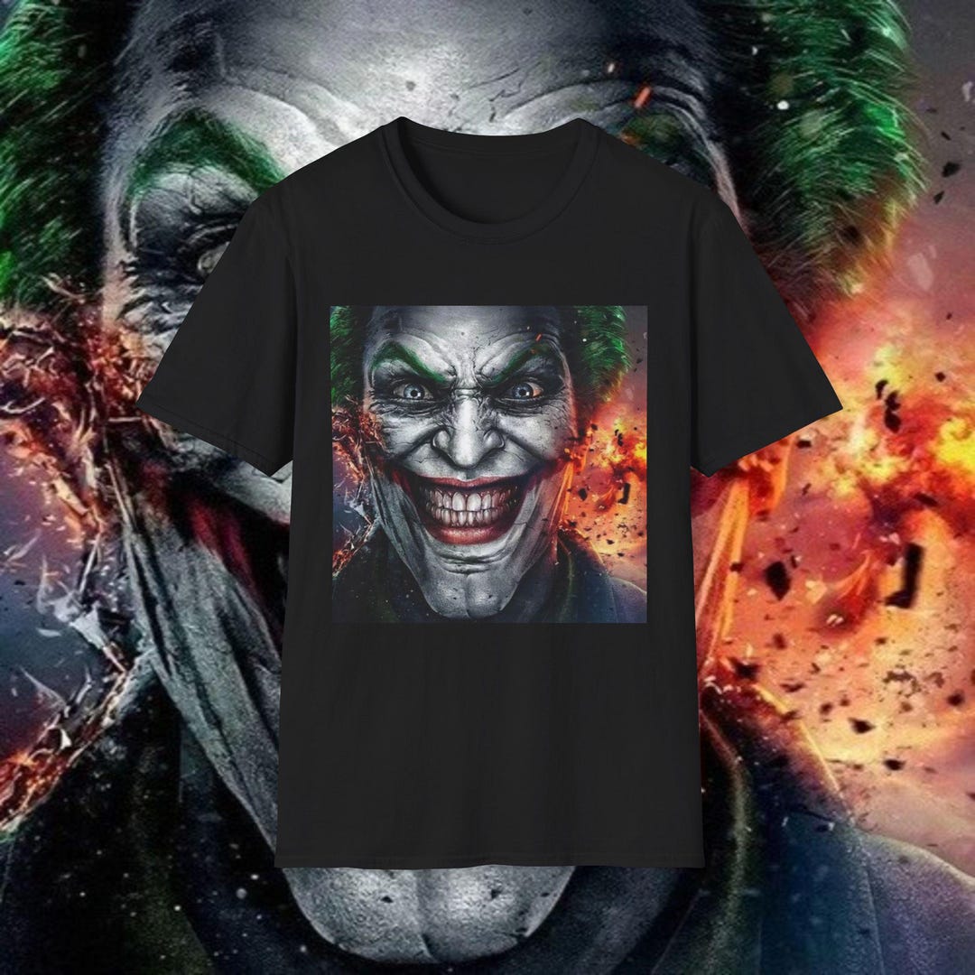 Evil Jonkler Joker Meme Why So Serious Batman Unisex Softstyle T Shirt Etsy