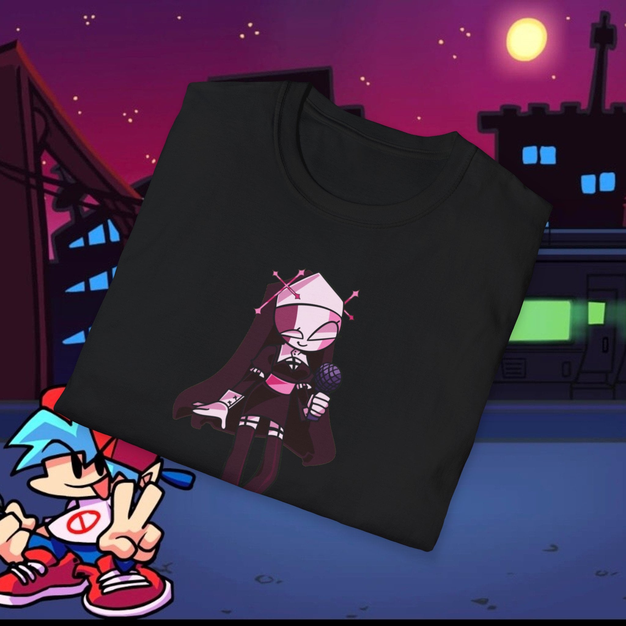 Sarvente Sarv Fnf Friday Night Funkin Mid Fight Masses Unisex Softstyle ...