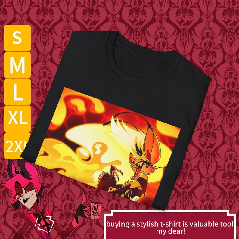 Helluva Boss Beelzebub Cotton Candy Queen Bee Loona Unisex Softstyle T ...