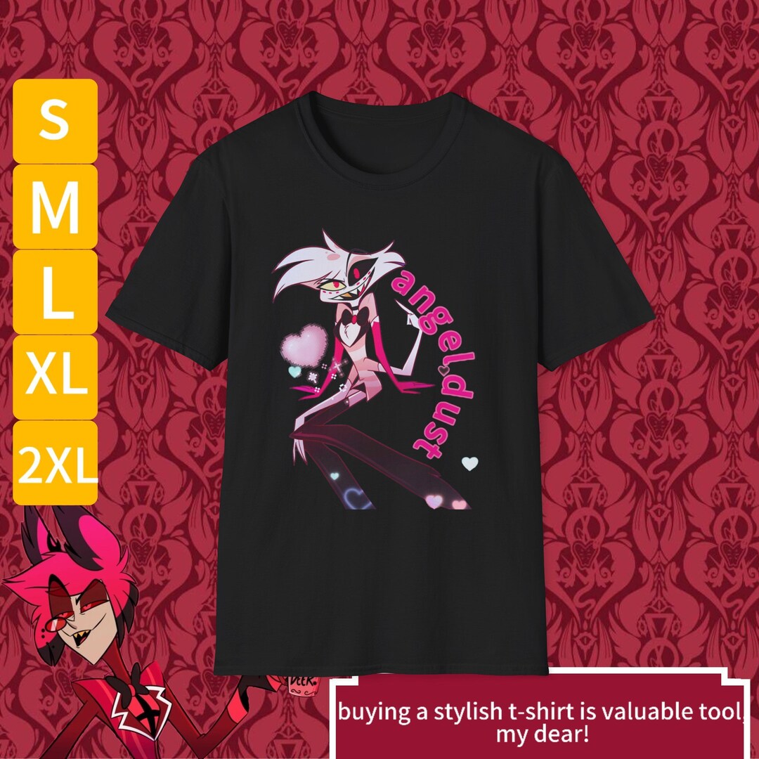 Angel Dust Hazbin Hotel Vivziepop Unisex Softstyle T-shirt - Etsy