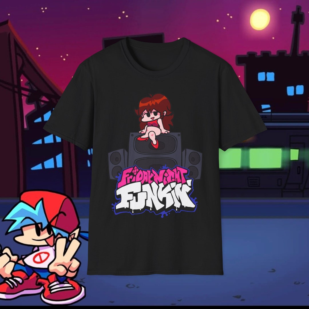 Girlfriend Fnf Friday Night Funkin Unisex Softstyle T-shirt - Etsy