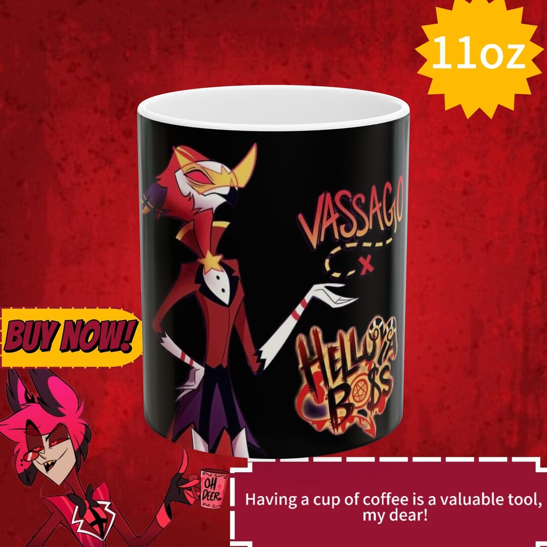 Helluva Boss Vassago Stolas Andrealphus Stella Ceramic Mug, 11oz, 15oz ...