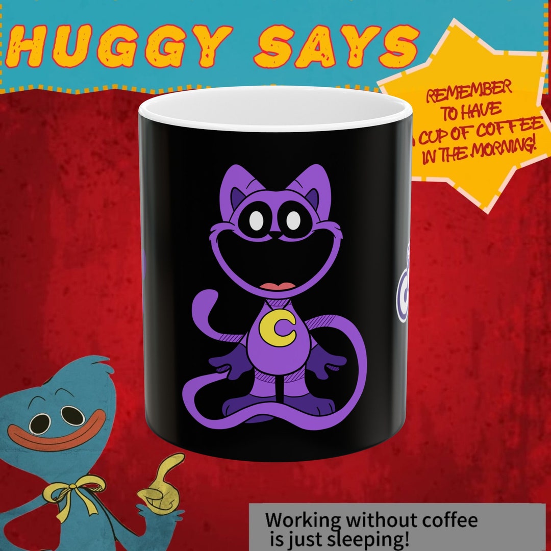 Cat Nap Smiling Critters Ceramic Mug Poppy Playtime 11oz - Etsy