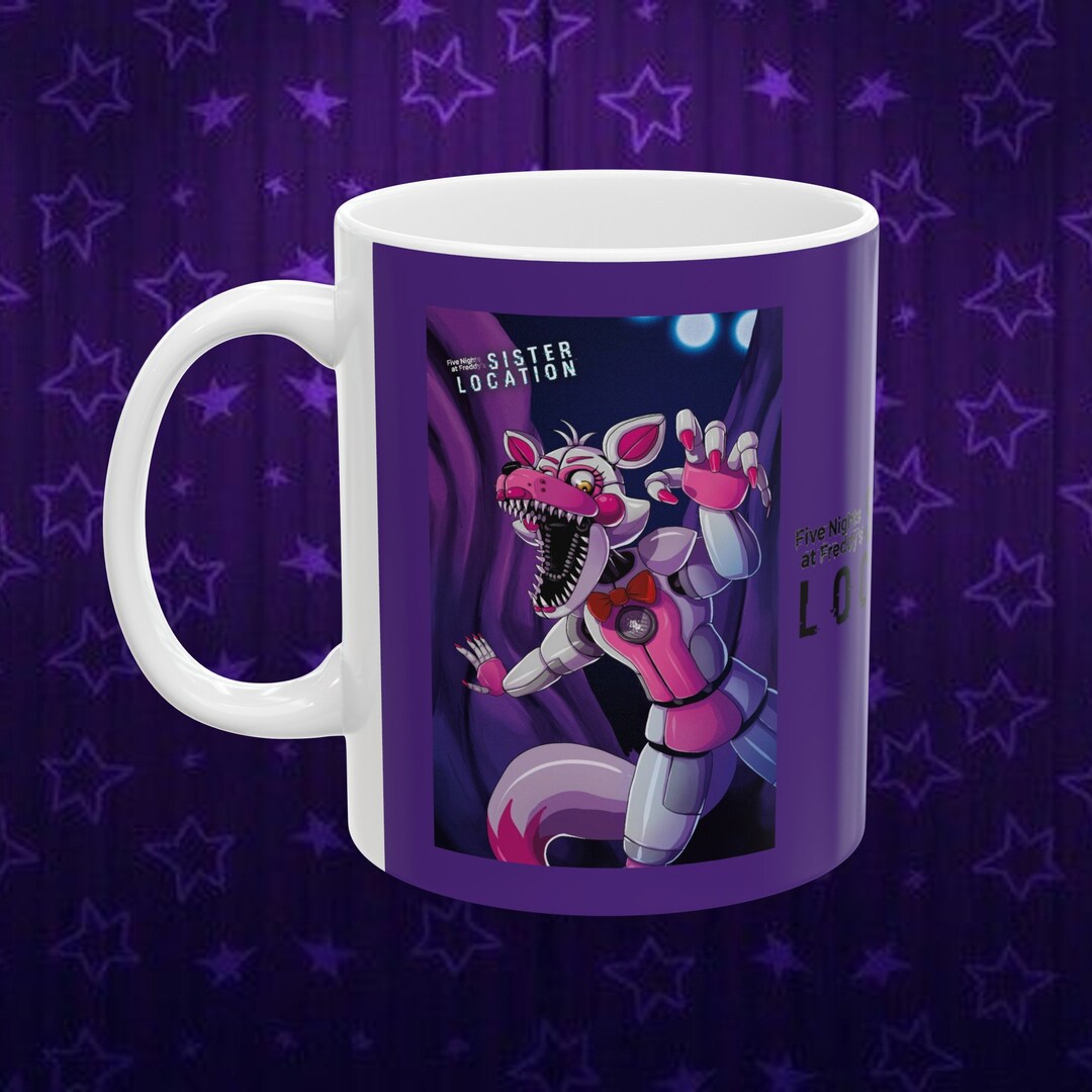 Sister Location Fnaf Funtime Foxy Freddy Ceramic Mug, 11oz - Etsy