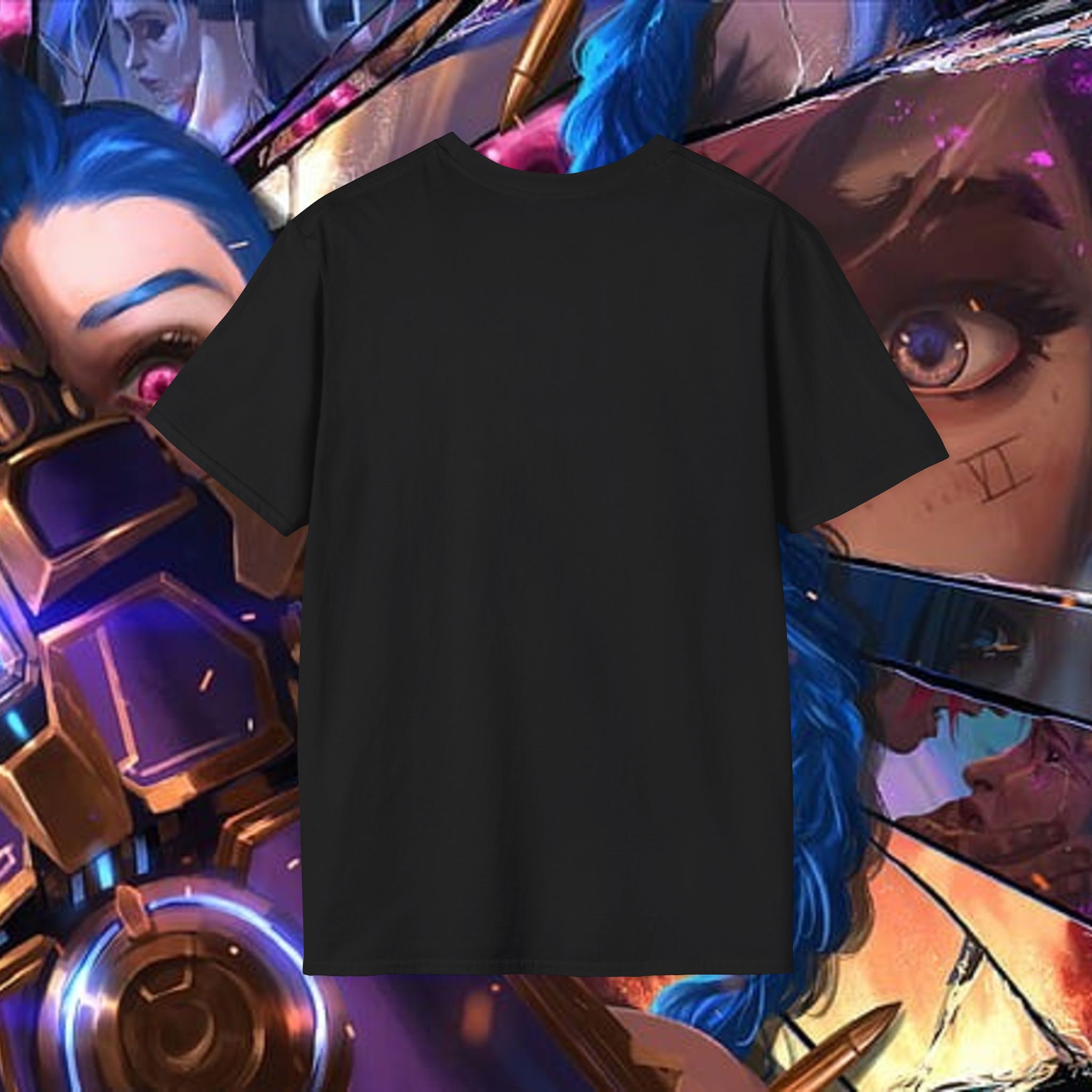 Arcane League of Legends Jinx Vi Powder Unisex Softstyle T-shirt - Etsy