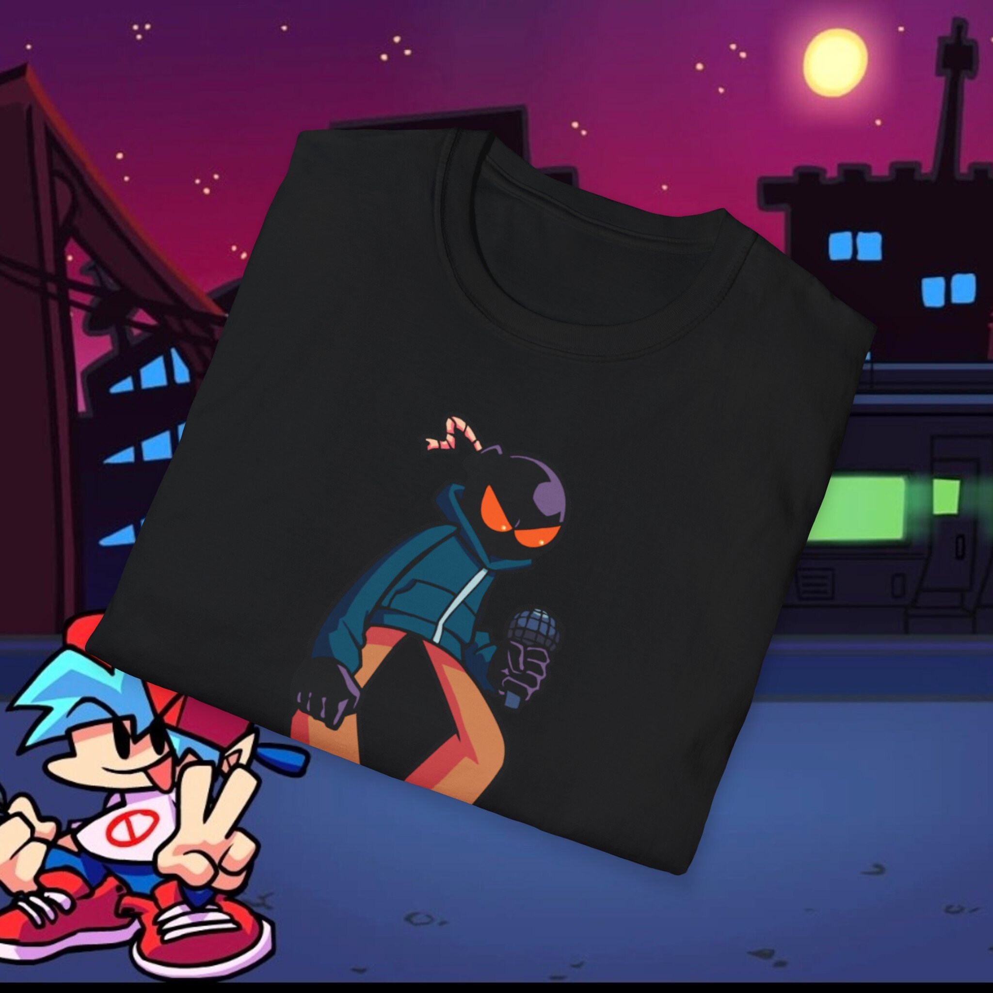 Whitty Friday Night Funkin Fnf Unisex Softstyle T-shirt - Etsy