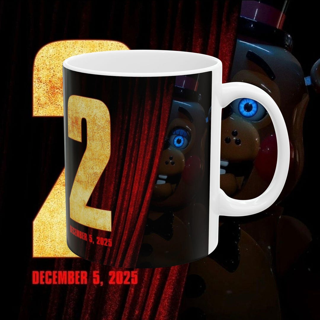 Fnaf 2 Toy Freddy Five Nights at Freddys Ceramic Mug, 11oz - Etsy
