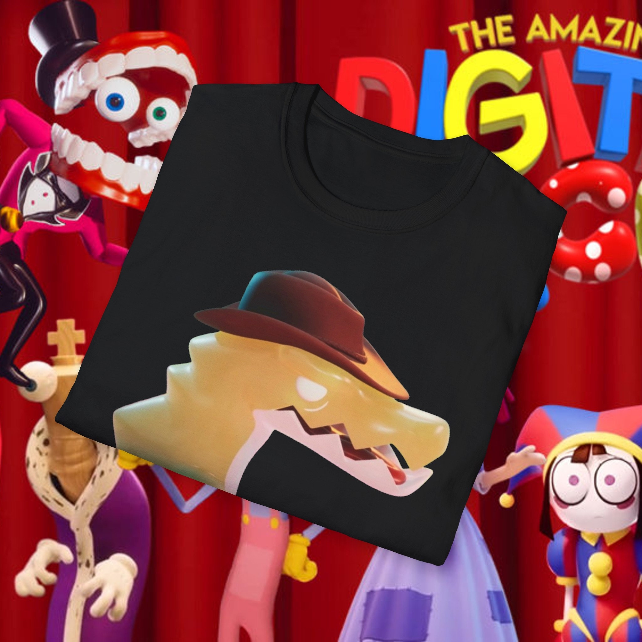 Gummigoo the Amazing Digital Circus Pomni Tadc Unisex Softstyle T-shirt ...