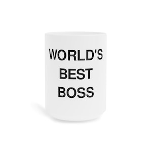 The Office World's Best Boss Mug - Screen Accurate 15oz Coffee Cup ...