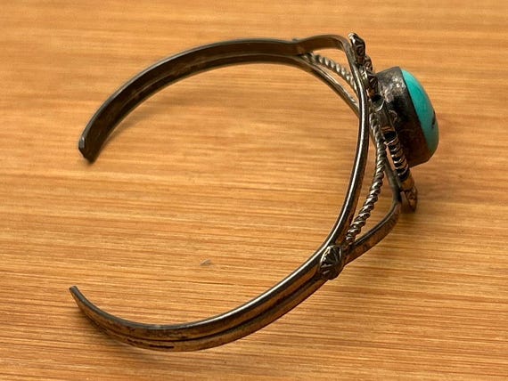 Vintage Marie B. Navajo Sterling Silver Turquoise Cuf… - Gem