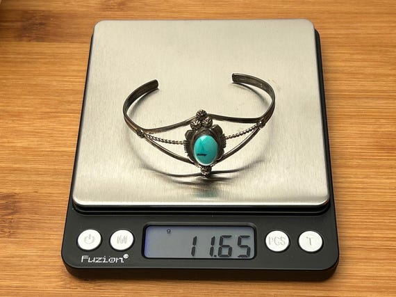 Vintage Marie B. Navajo Sterling Silver Turquoise Cuf… - Gem
