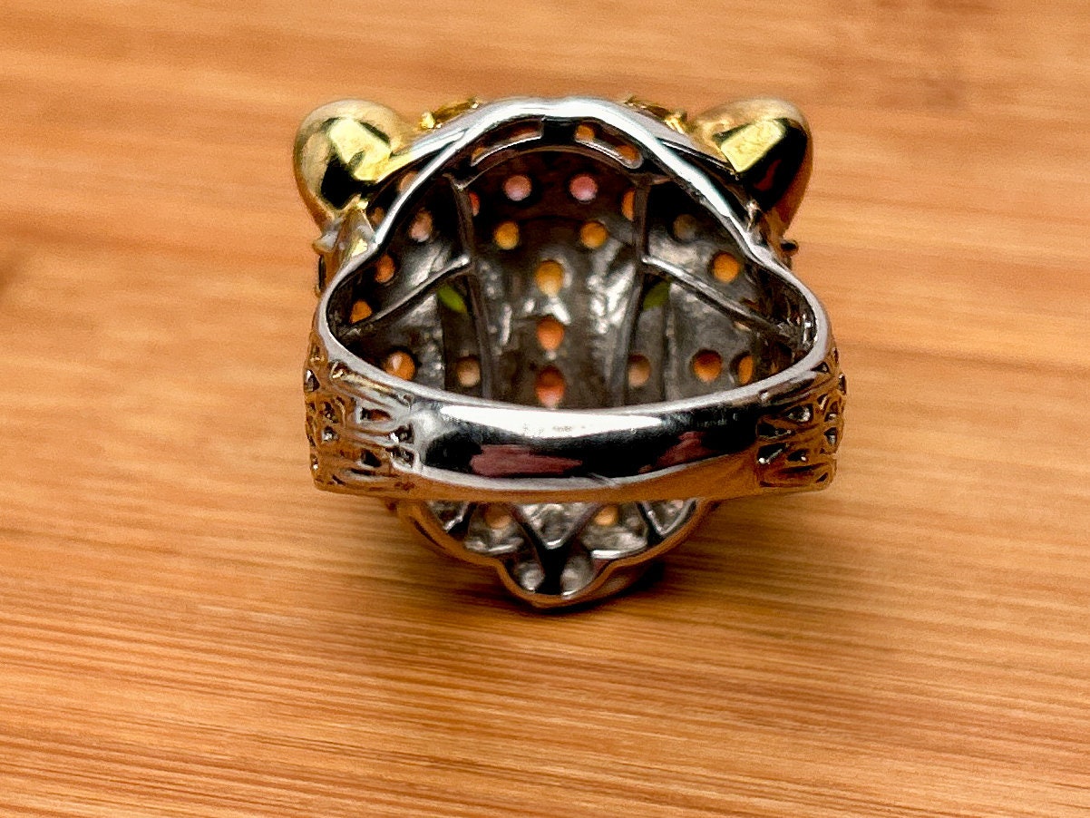 Michael Valitutti NH Gems En Vogue Black Panther Ring Size 11.25 - Etsy