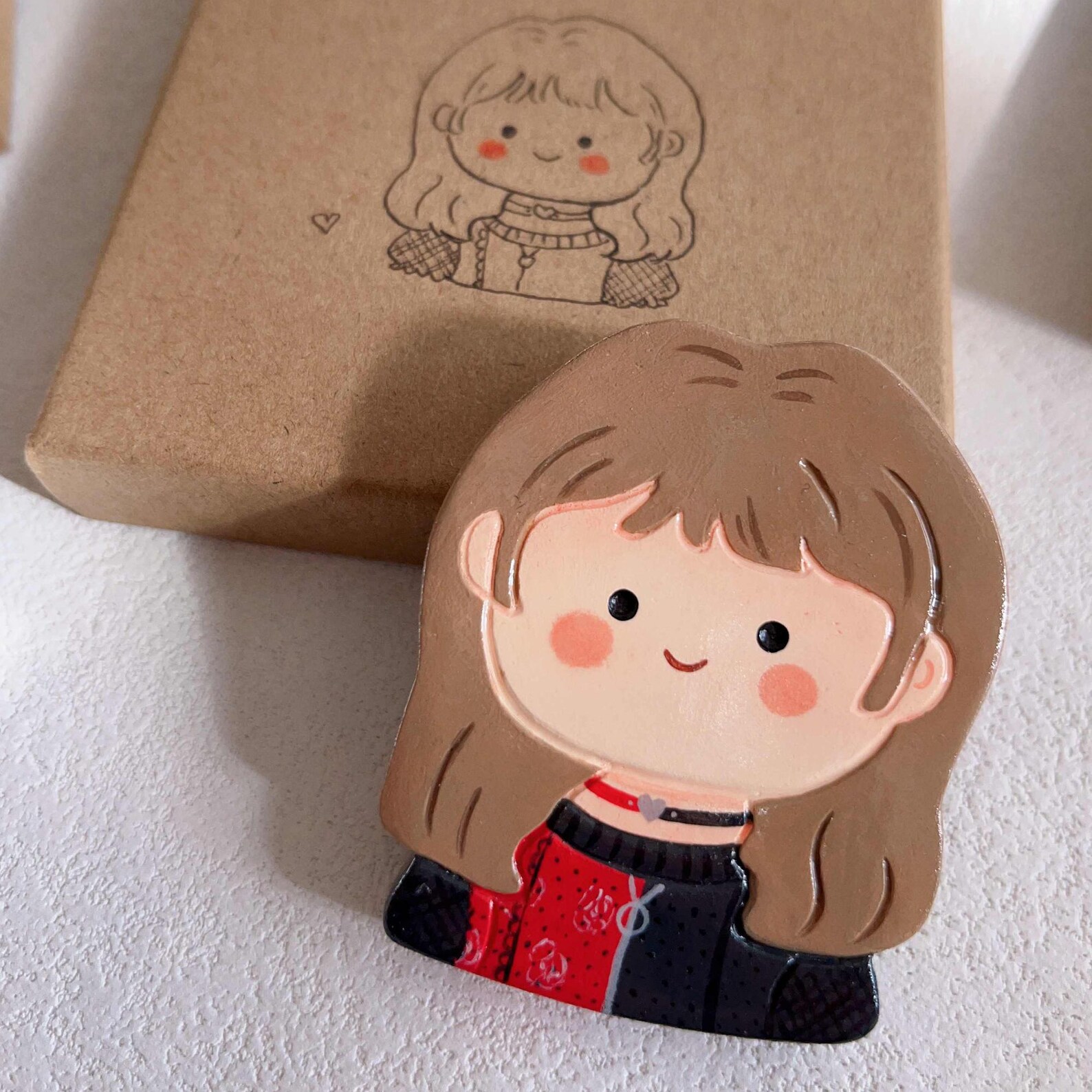 Avatar Customization Clay Handmade Refrigerator Magnet Brooch ...