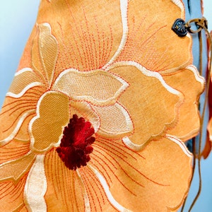 Embroidered Spring,large Flower Fairy Skirt , Spring Fae Floral Wrap ...