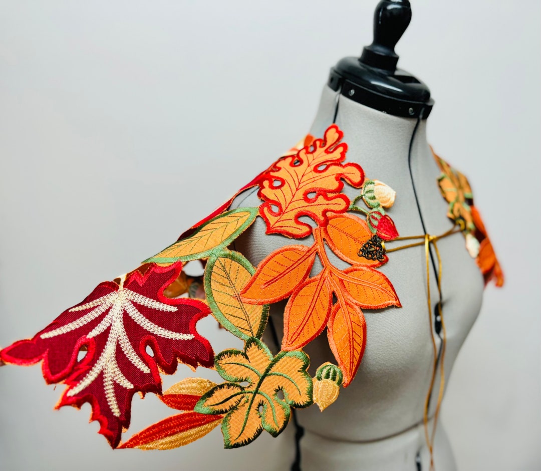 Fall Leaf Fairy Cape or Skirt, Spring Fae , Elven Cape, Renaissance ...