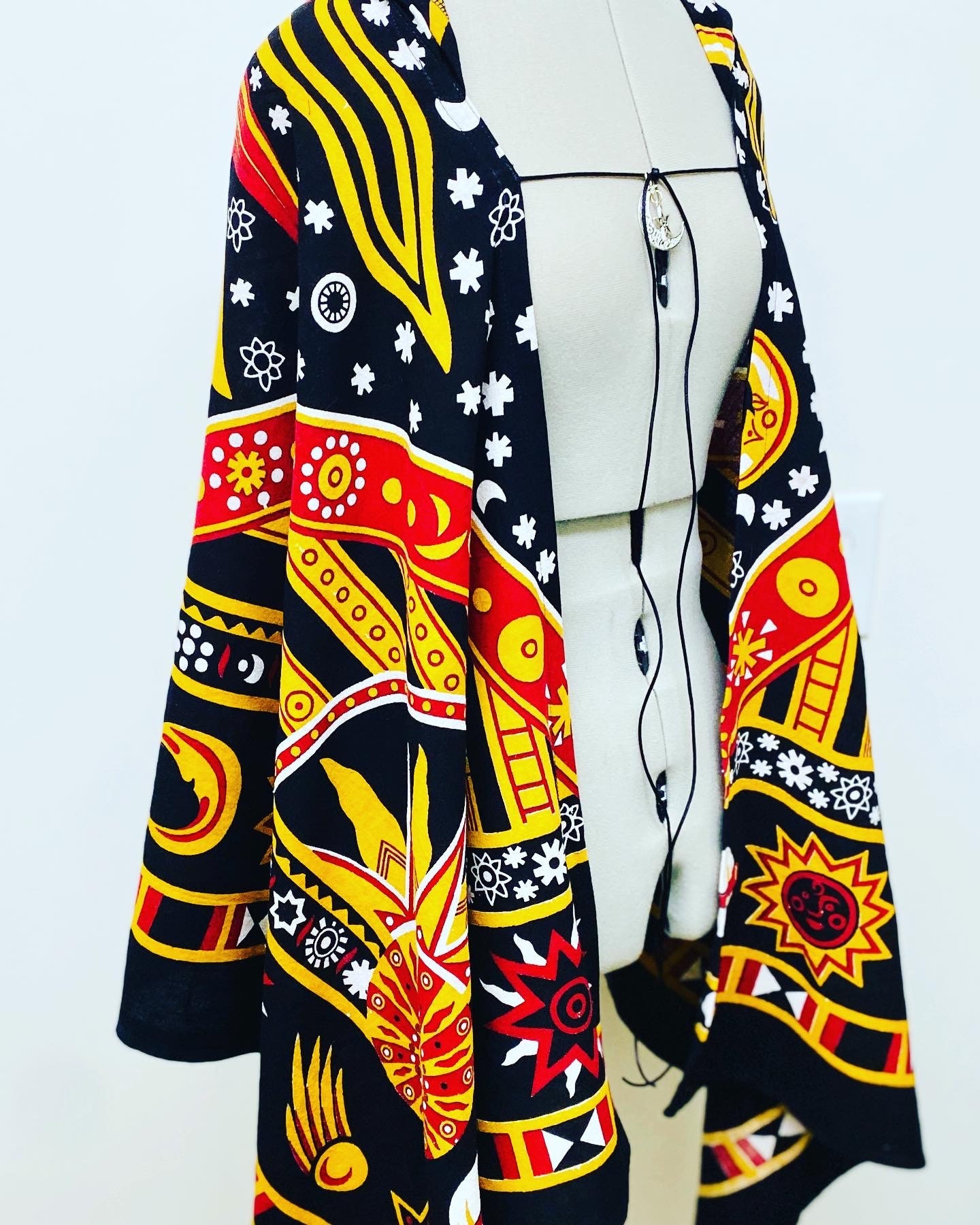 Boho, Hippy, Cosmic, Celestial Sun and Moon Festival Cloak, Sun Cover ...