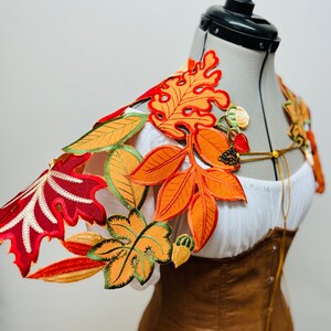Fall Leaf Fairy Cape or Skirt, Spring Fae , Elven Cape, Renaissance ...