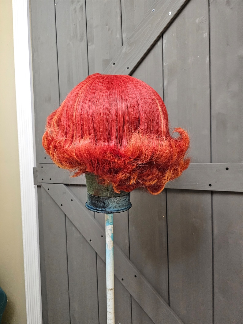 Nifty Hazbin Red Flip Cosplay Wig - Etsy