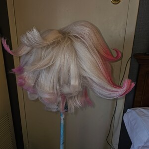 Angel Dust Cosplay Wig Angeldust Hazbin Hotel - Etsy