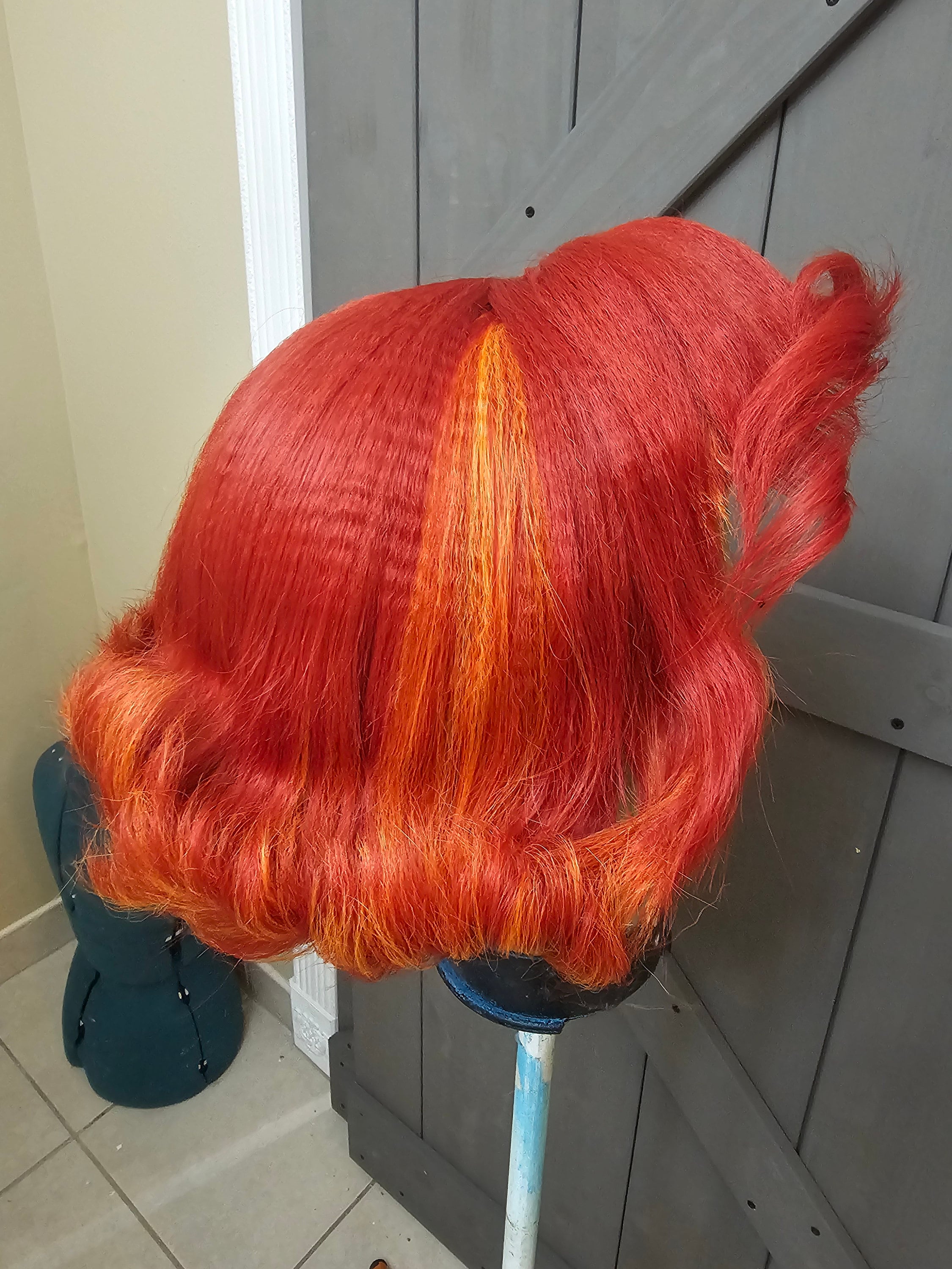 Nifty Hazbin Red Flip Cosplay Wig - Etsy