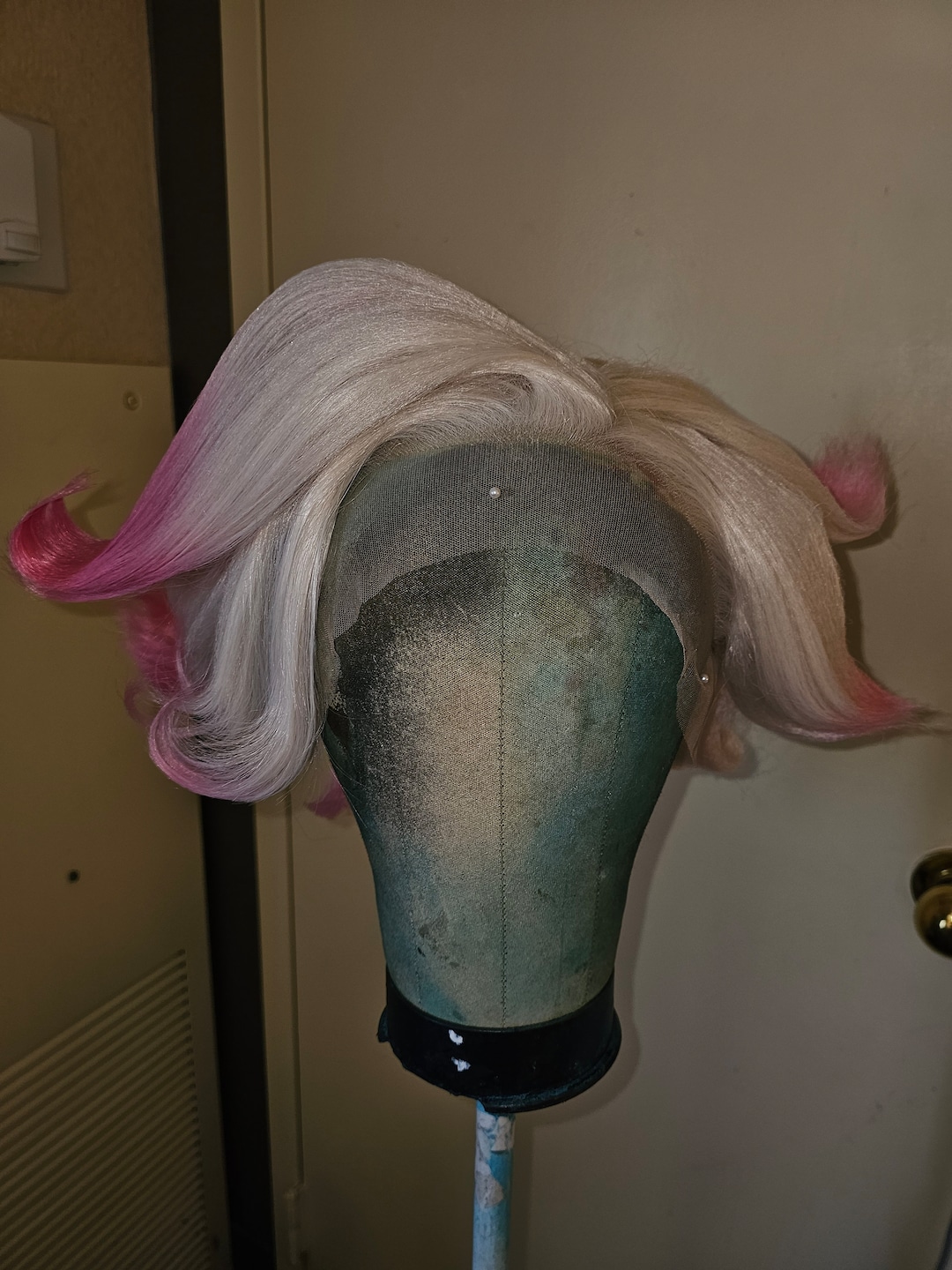 Angel Dust Cosplay Wig Angeldust Hazbin Hotel - Etsy