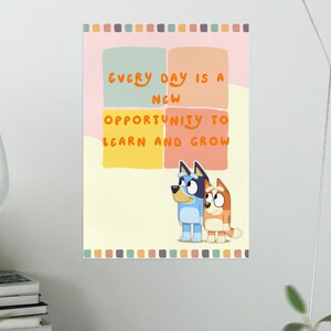 Bluey Quote Wall Art for Nursery/classroom, Bundle of 8 Instant ...
