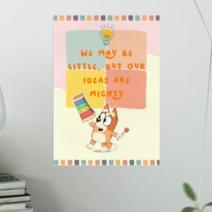 Bluey Quote Wall Art for Nursery/classroom, Bundle of 8 Instant ...