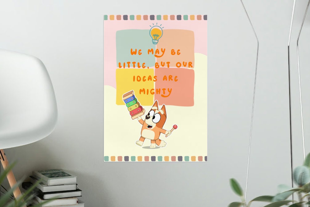 Bluey Quote Wall Art for Nursery/classroom, Bundle of 8 Instant ...