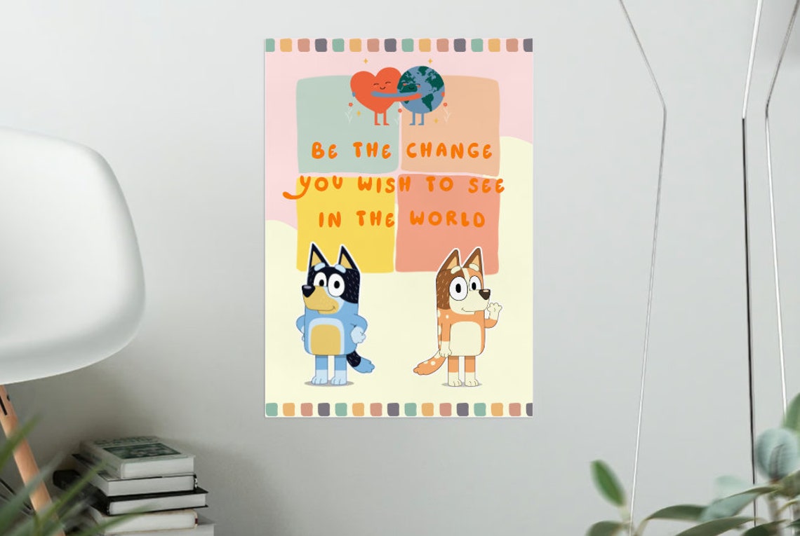 Bluey Quote Wall Art for Nursery/classroom, Bundle of 8 Instant ...
