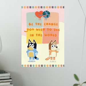 Bluey Quote Wall Art for Nursery/classroom, Bundle of 8 Instant ...