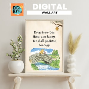 Winnie the Pooh Quote Prints: Nursery Classroom Decor (digital Download ...