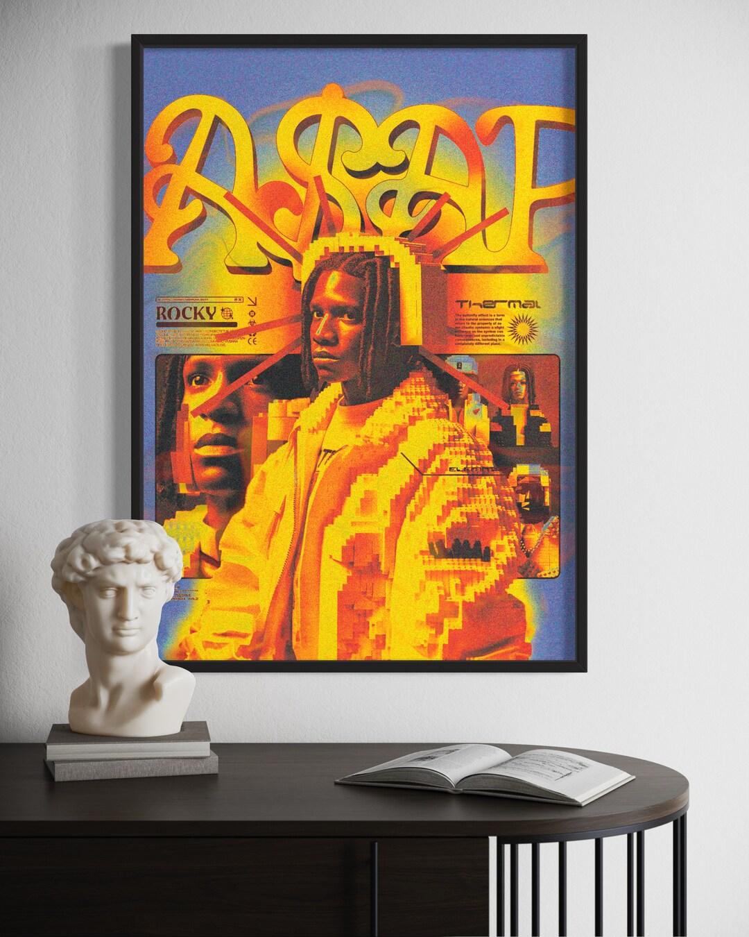 ASAP Rocky, Rap, Poster, Artist Poster, Hip-hop, Wall Decoration ...