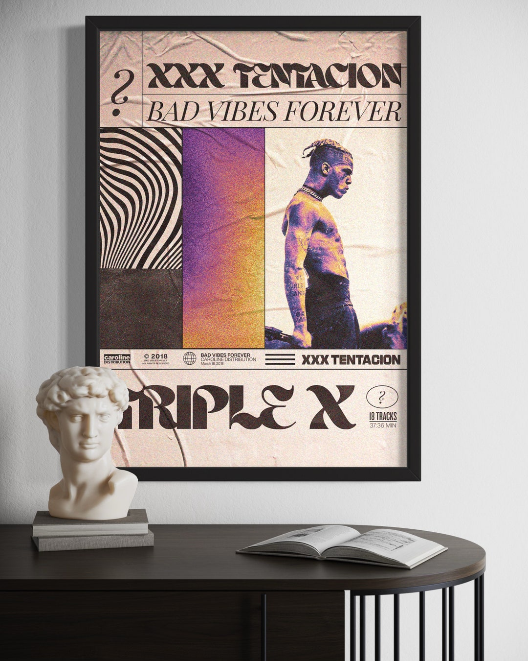 Xxxtentacion Poster, Bad Vibes Forever, Album Art, Digital Download ...