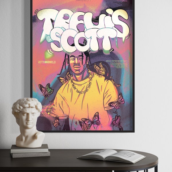 Travis Scott Poster - Etsy