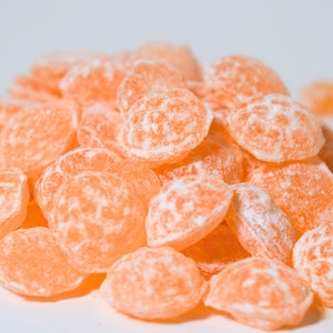 Sour Tangerine Hard Candy Drops | No Artificial Dyes - Etsy