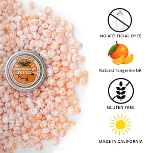 Sour Tangerine Hard Candy Drops | No Artificial Dyes - Etsy
