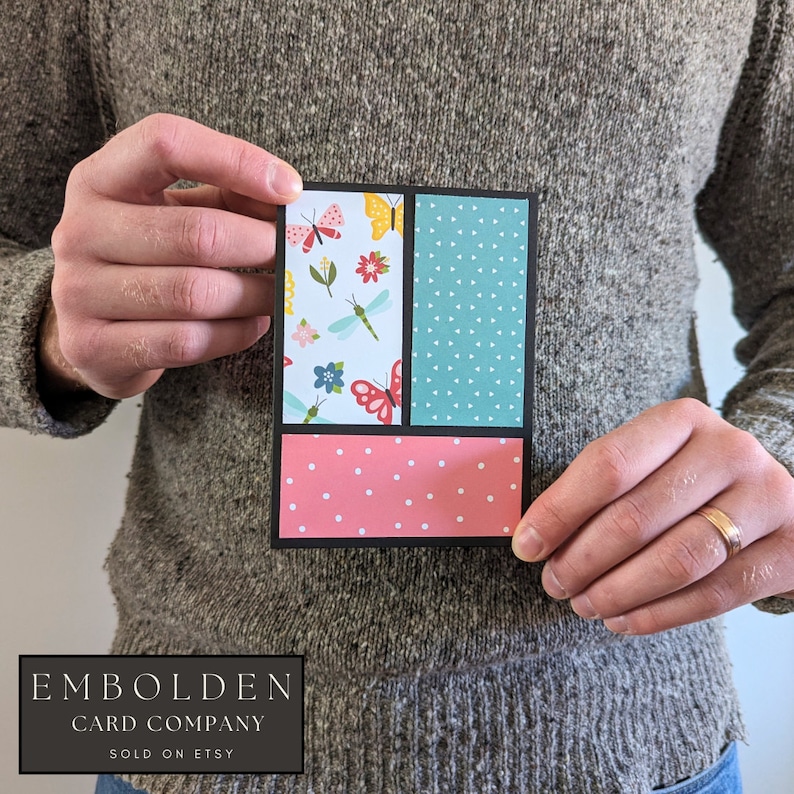 Handmade Blank Greeting Cards | All Occasions | Customizable Set of 4 ...