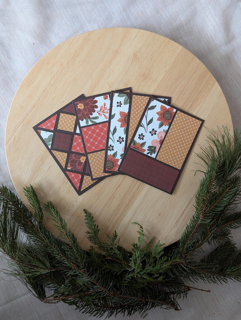 Handmade Card Set of 4 | All Occasion Blank Greeting Cards ...